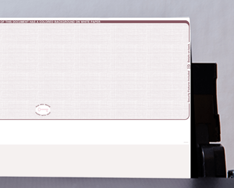 TruPrint High-Security Blank Check Stock - Made For Businesses