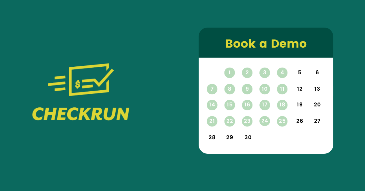 Book a Demo with Checkrun - Accounts Payable Software