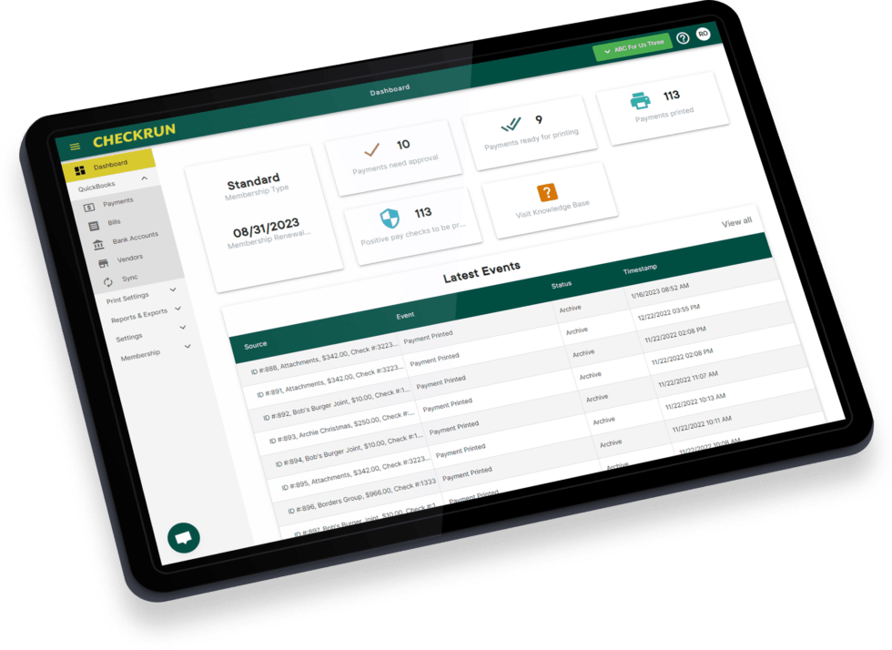 Check Payment Solution for Businesses | Checkrun